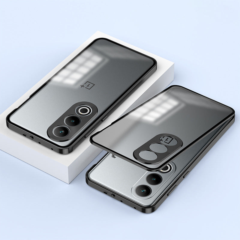 OnePlus Nord CE4 5G Aluminium Metal Bumper Shield Transparent Cover ...