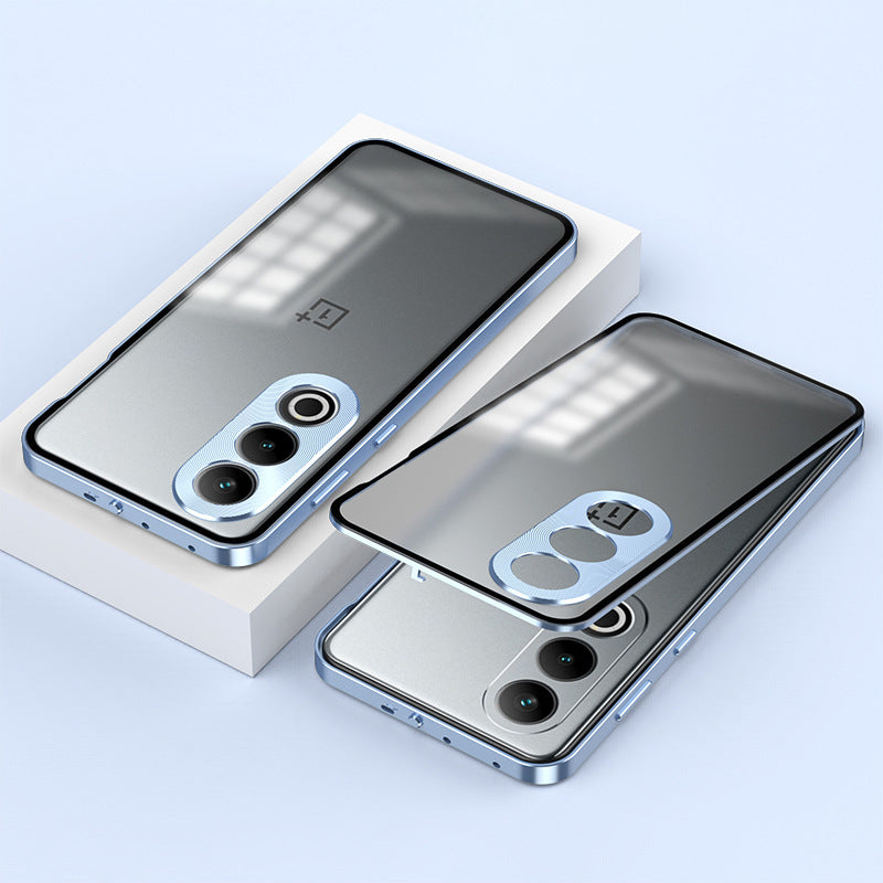 OnePlus Nord CE4 5G Aluminium Metal Bumper Shield Transparent Cover ...